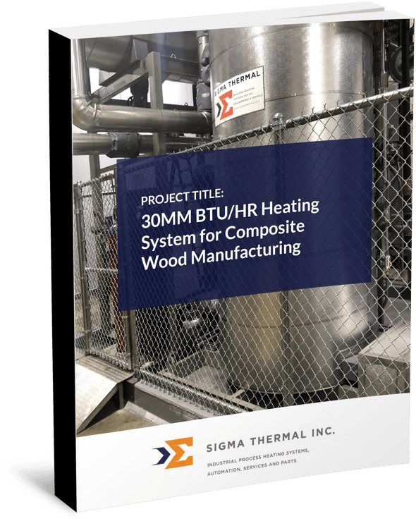 30MM BTU/HR Heating System for Composite Wood Manufacturing | Sigma Thermal